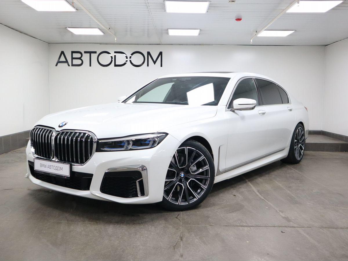 Купить BMW 7 серии 2021, 730L 3.0d AT 4WD (286 л.с.) Белый с пробегом ...